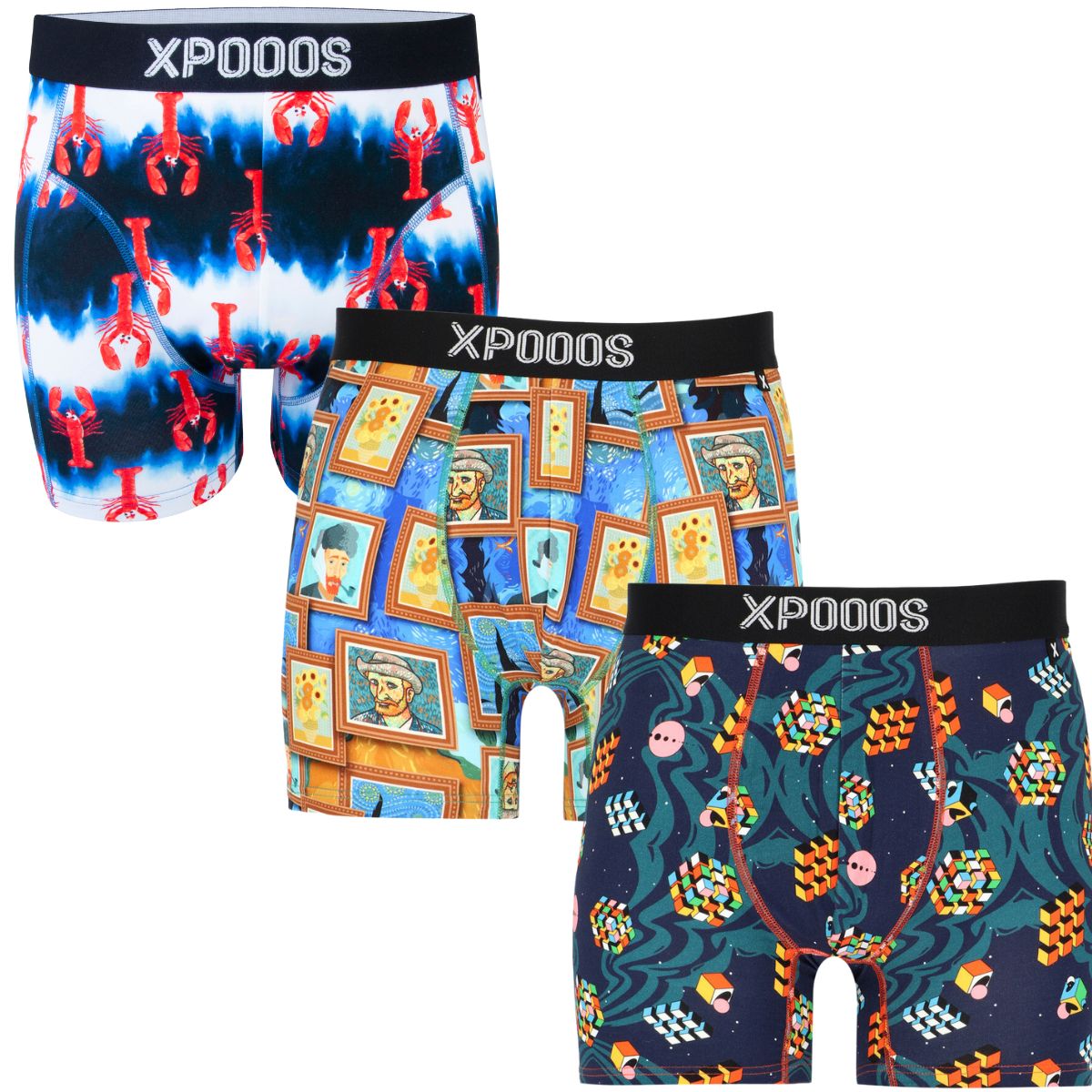 3-pack herenboxer Mix